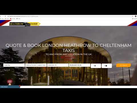 Cheap Taxi From Heathrow Terminal 5, Longford, Hounslow, UK to Cheltenham, UK