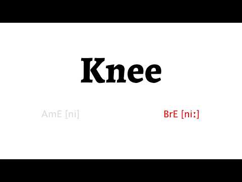 How to Pronounce knee in American English and British English