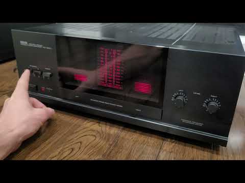 Yamaha MX 600U MX-600U Stereo Power Amplifier Tested | Reverb