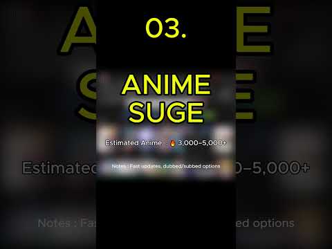 Top 5 Best Anime Websites 🔥 | Must-Visit Sites for Anime Fans! #anime #top5