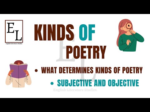 Kinds of Poetry in English Literature, English Literature Studies