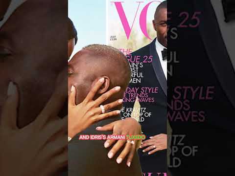 Idris Elba and Sabrina Dhowre Shine on British Vogue's Historic Cover