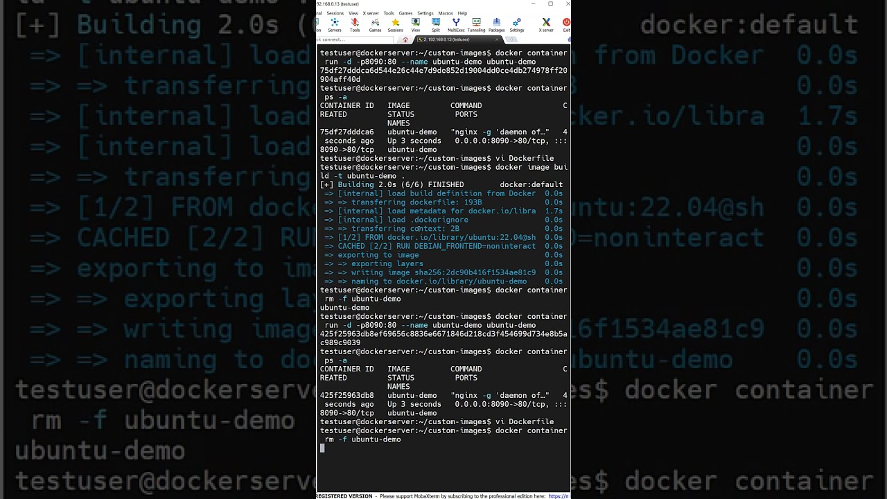 Overriding CMD instruction at Container creation in the Dockerfile - #docker