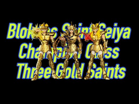 [TGBtoys] Brokees Saint Seiya Champion Class Aries Mu, Leo Aiolia & Scorpio Milo Unboxing