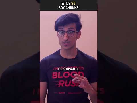Whey Vs Soy Chunks | #shorts 214