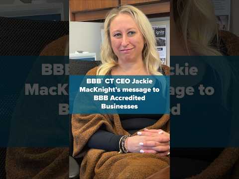 BBB CT CEO Jackie MacKnight's message to BBB Accredited Businesses