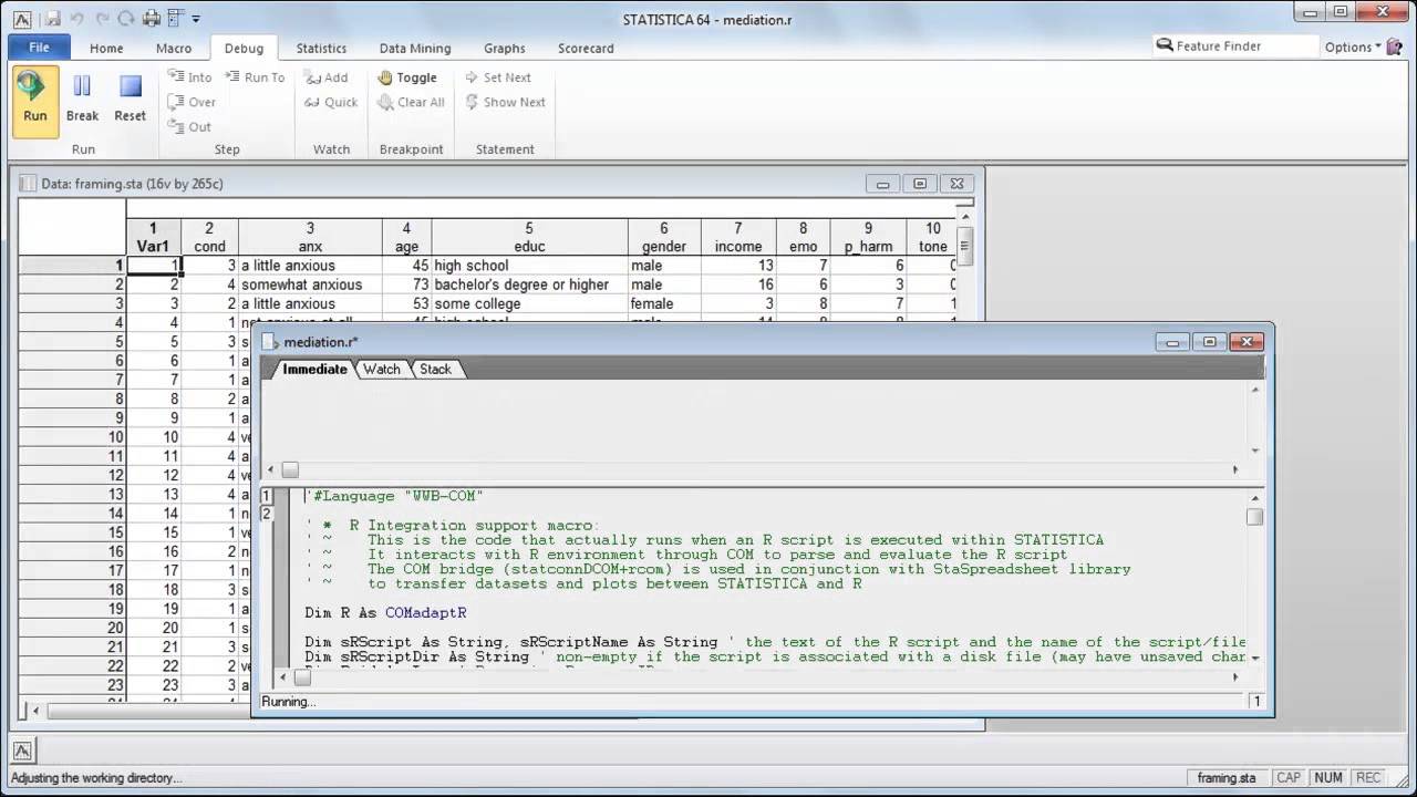 Top 5 Reasons to upgrade to STATISTICA 12: #5 - Seamless R Integration