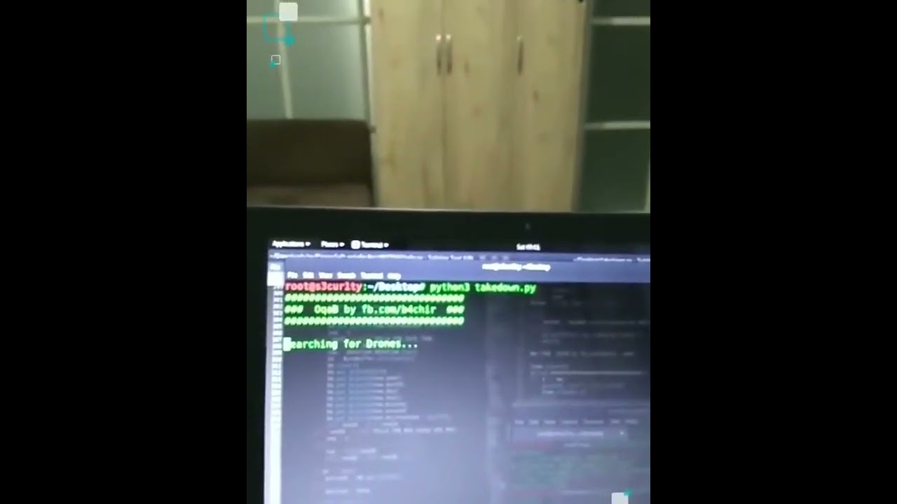 Hacking a drone remotely #hacking #drone