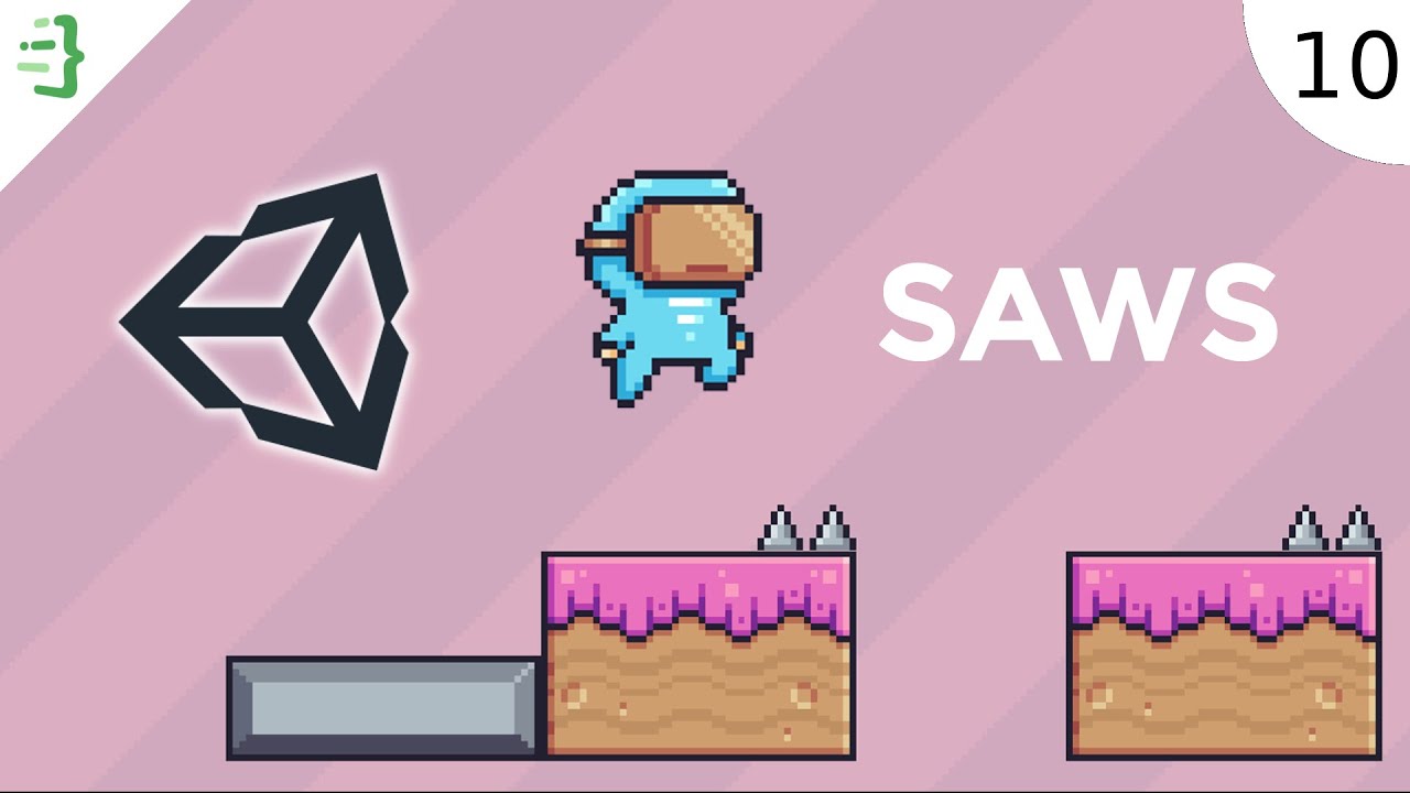 Rotating Saws | Build a 2D Platformer Game in Unity #10