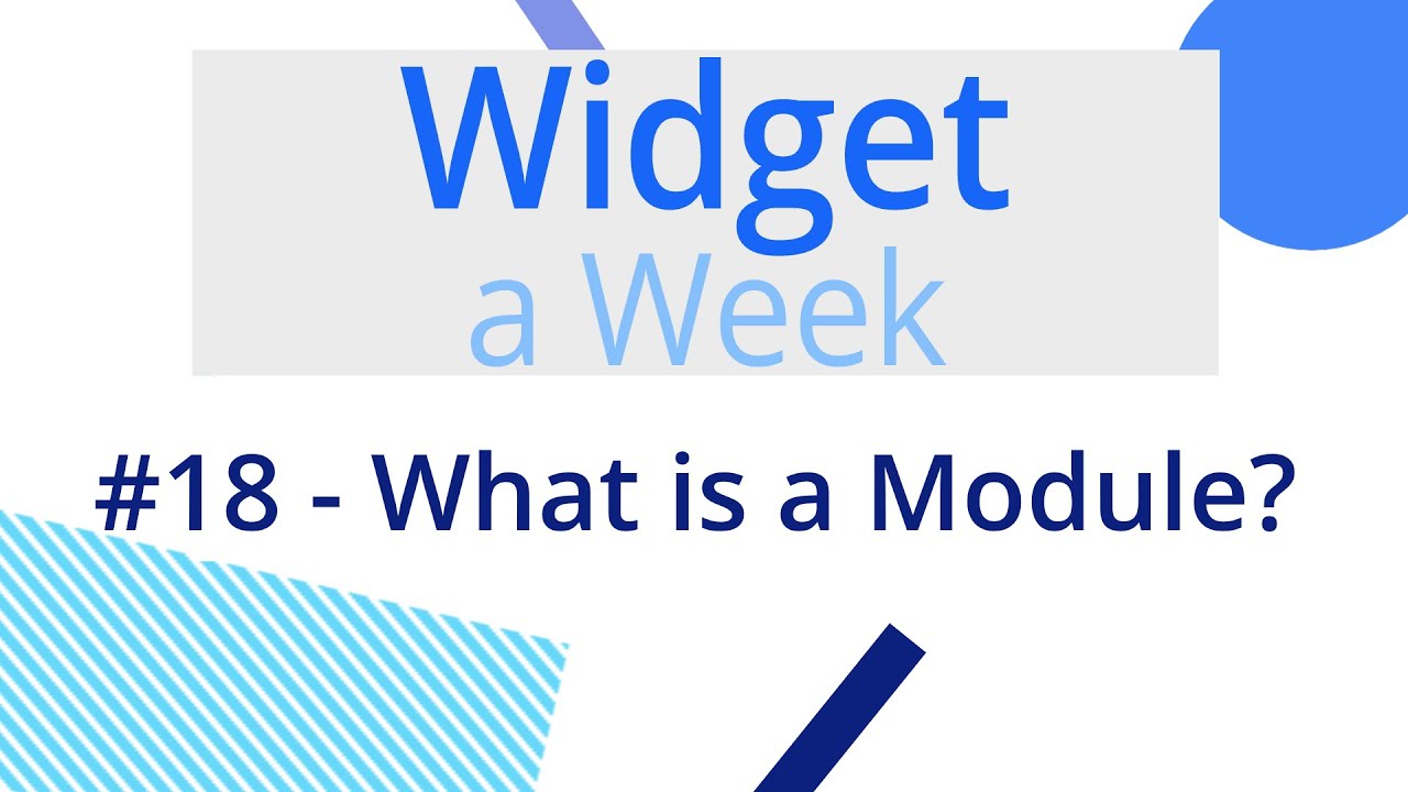 What Are Modules? - Widget A Week #18 | objD