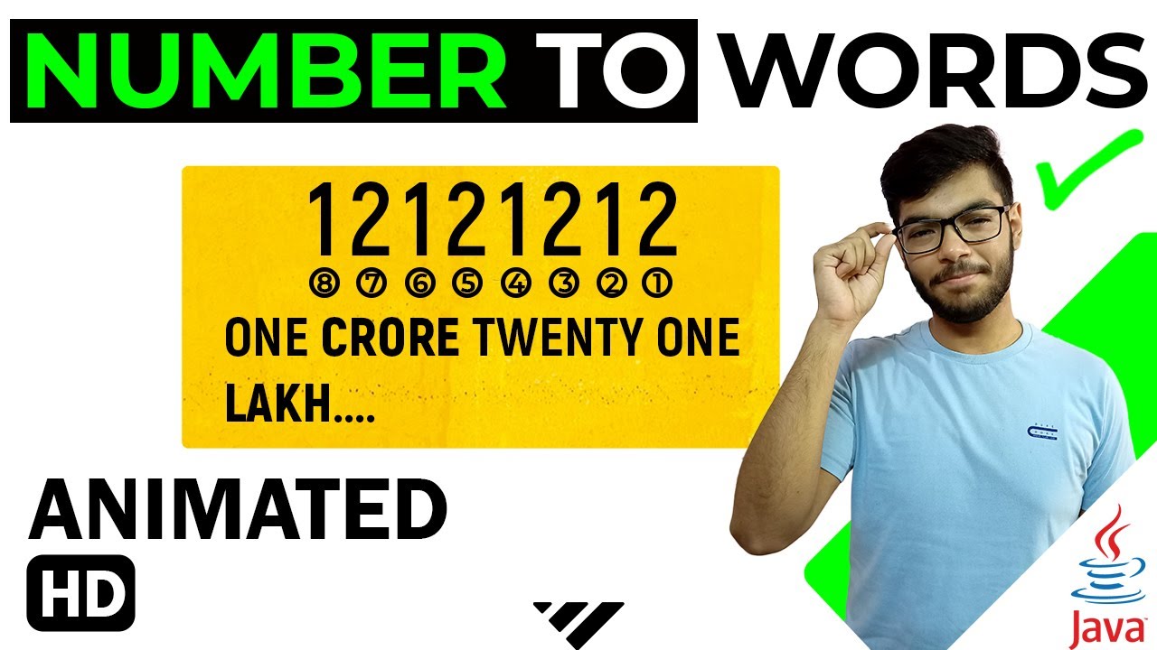 Java Program to convert NUMBER into WORDS | Java Program to Convert NUMBER to WORDS | REAL SOLUTION