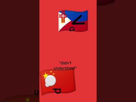 Philippines is Tagalog China is properly what China says:....