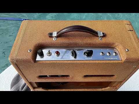 Fender 1958 Harvard 5F10 chassis restored in new tweed cab | Reverb