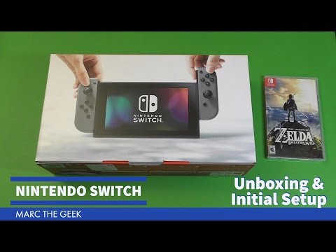 Nintendo Switch Unboxing & Initial Setup
