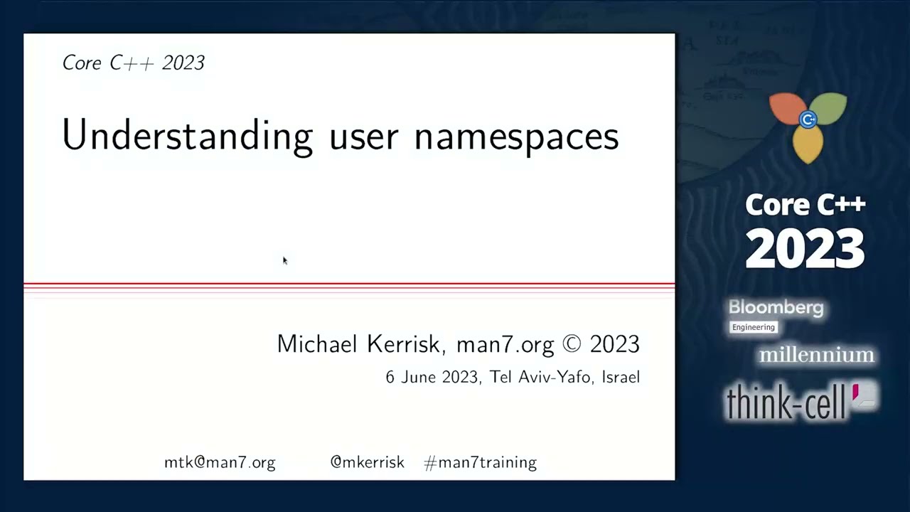Michael Kerrisk :: Understanding Linux user namespaces