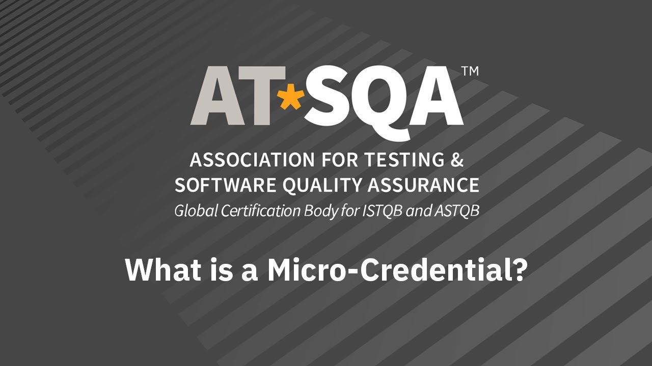 What is a software testing micro-credential?
