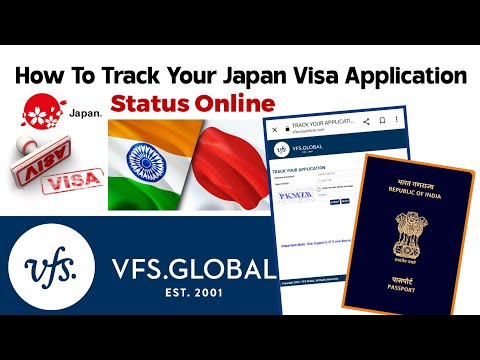 How to Check Japan Visa Application Status Online | how to track visa application in vfs for japan |