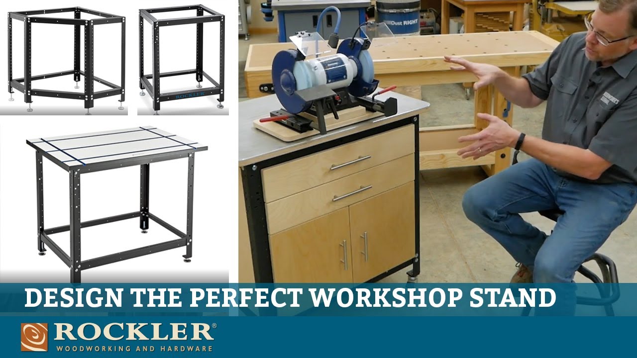 How to Build a Workshop Tool Stand Using Rock-Steady Shop Stands