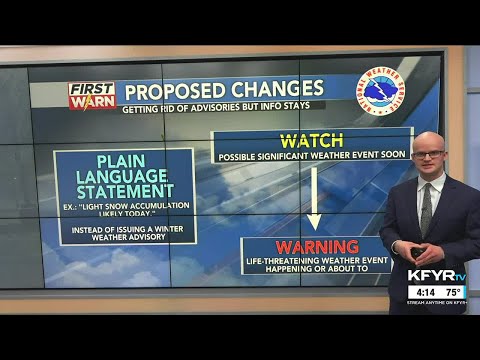 Morse Code of Weather: advisories being discontinued by NWS in favor of plain language headlines...