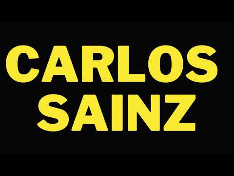 How To Pronounce Carlos Sainz