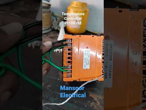 selec tc 303 temperature controller pt 100 RTD connection with heater