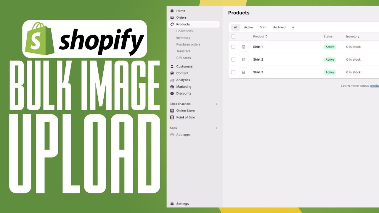 How To Bulk Upload Product Images In Shopify | Shopify Bulk Image Upload Tutorial 2026