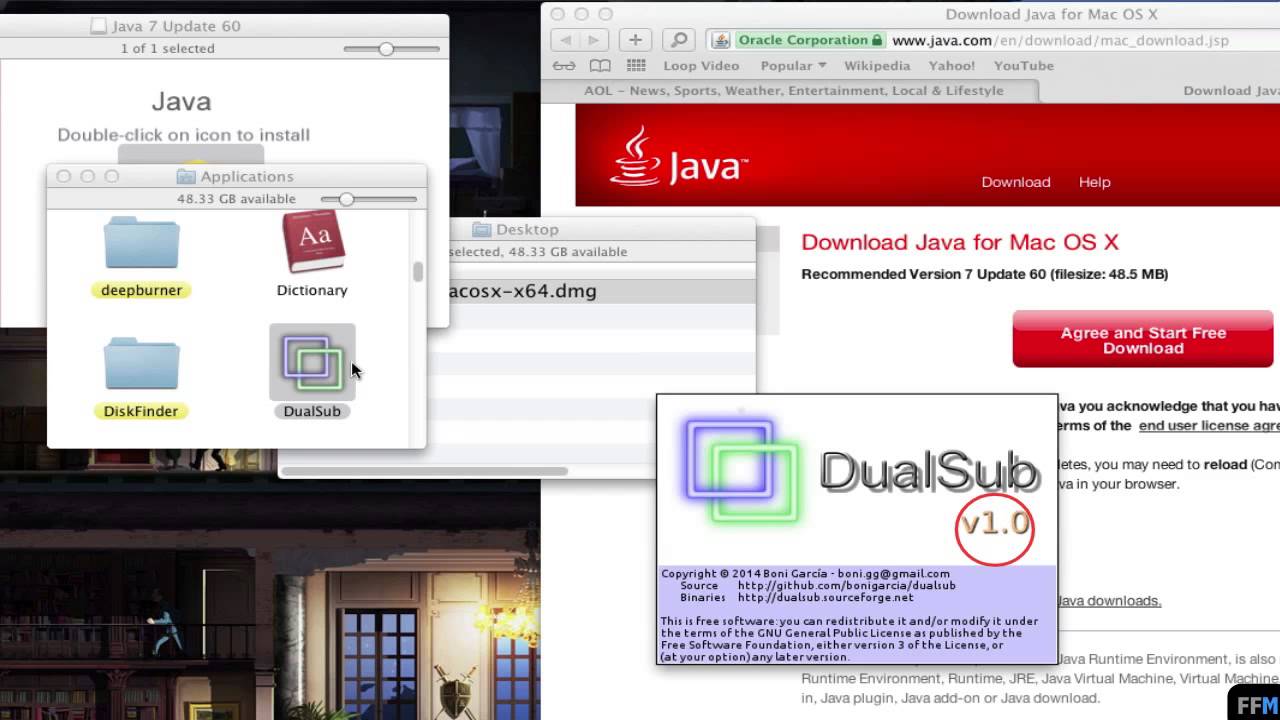 Load Java Runtime, Open .JNLP & Set Security Level for Java Apps (Mac)