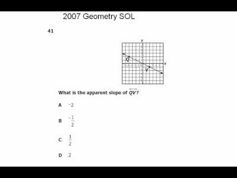 2007 Virginia Geometry SOL Problme 41
