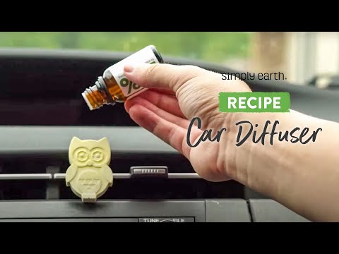 Clean and Fresh Car Essential Oil Diffuser Recipe