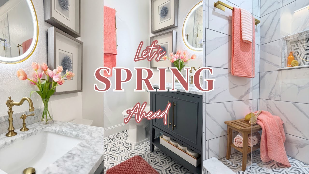 NEW! Spring Bathroom Decor Ideas