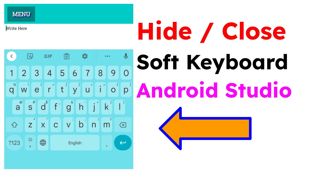 How to Hide / Close Soft Keyboard in Android Studio Programmatically using Java?