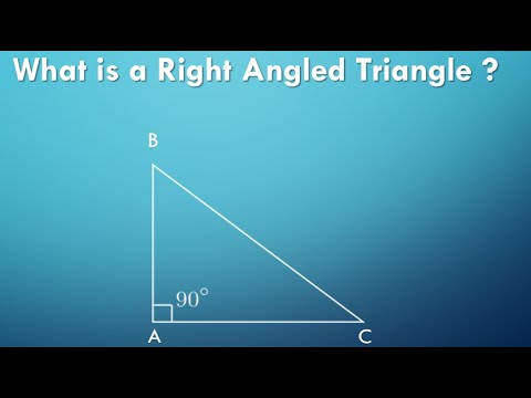 What is a Right Angle Triangle ?
