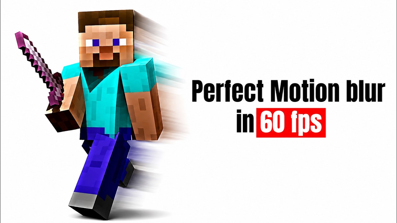 Best Minecraft Blur Settings in just 60 FPS