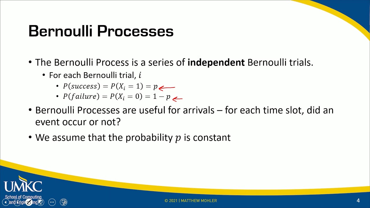 CS394R 09.14.02: The Bernoulli Process