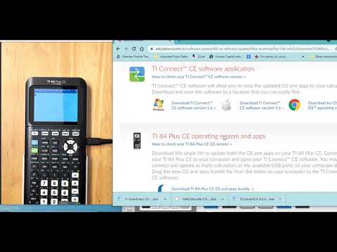 TI-84 Plus CE Python Graphing Calculator: Updating Your OS