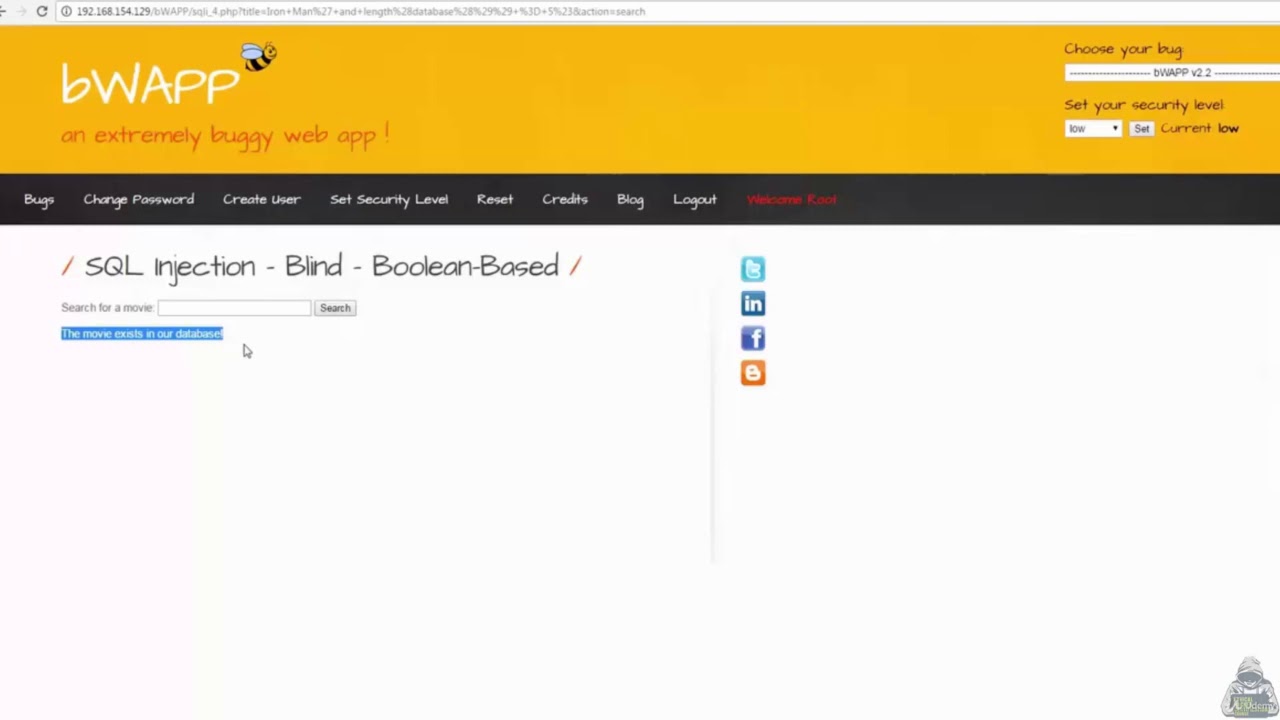 5  Boolean Blind SQL Injection Explotiting