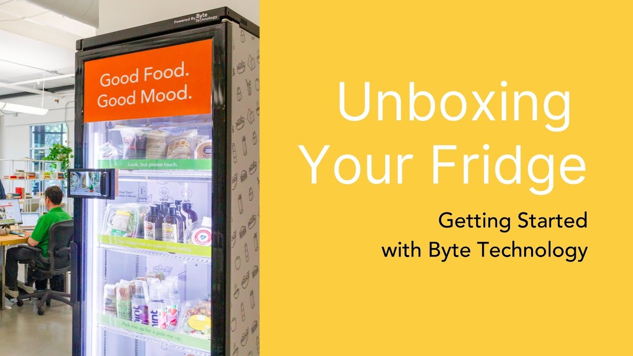 How to Unbox Your Byte Technology Smart Fridge Vending Machine