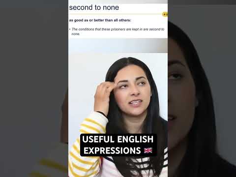 Useful English expressions 🇬🇧 “Second to none” #britishenglish #englishgrammar