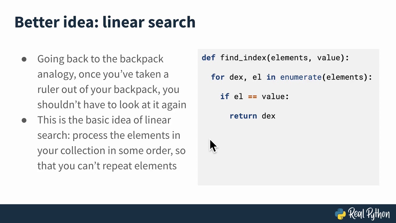 Understanding Search Algorithms in Python