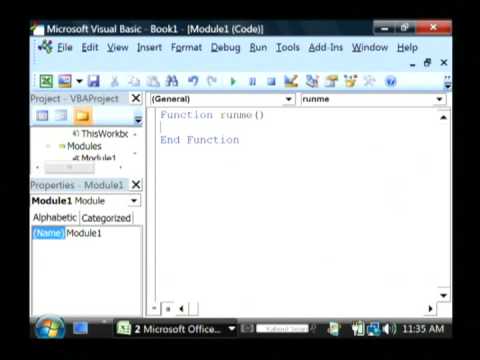 Computer & Internet Tips : How to Program in Visual Basic in Excel