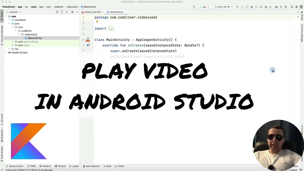 VideoView Tutorial With Example In Android Studio | Kotlin