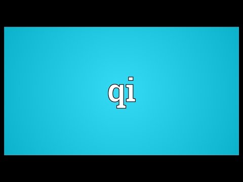 Qi Meaning
