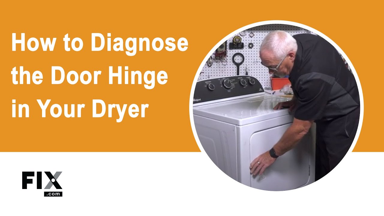 How to Fix a Door Hinge for a Dryer With a Sagging Door - Fix.com