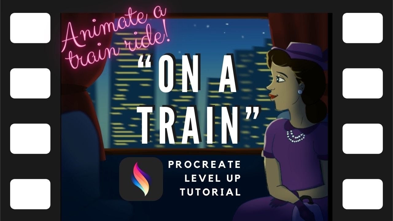 Procreate Dreams Level Up Tutorial - Animate A Train Ride! (AND A BONUS TIP!)