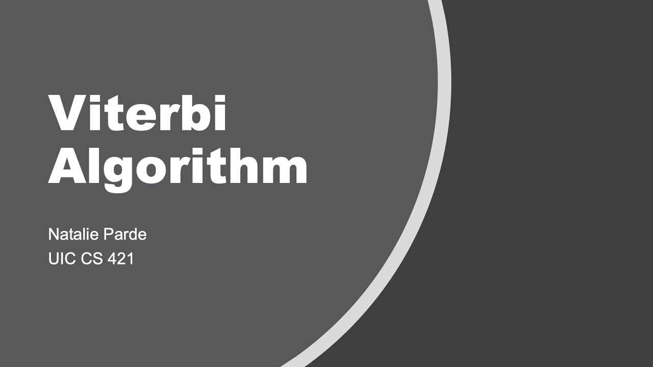 Viterbi Algorithm
