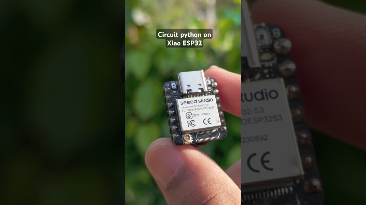 Circuit python on the Seeed studio Xiao ESP32 #arduino #iot #robotics #arduinoprojects #diy #coding