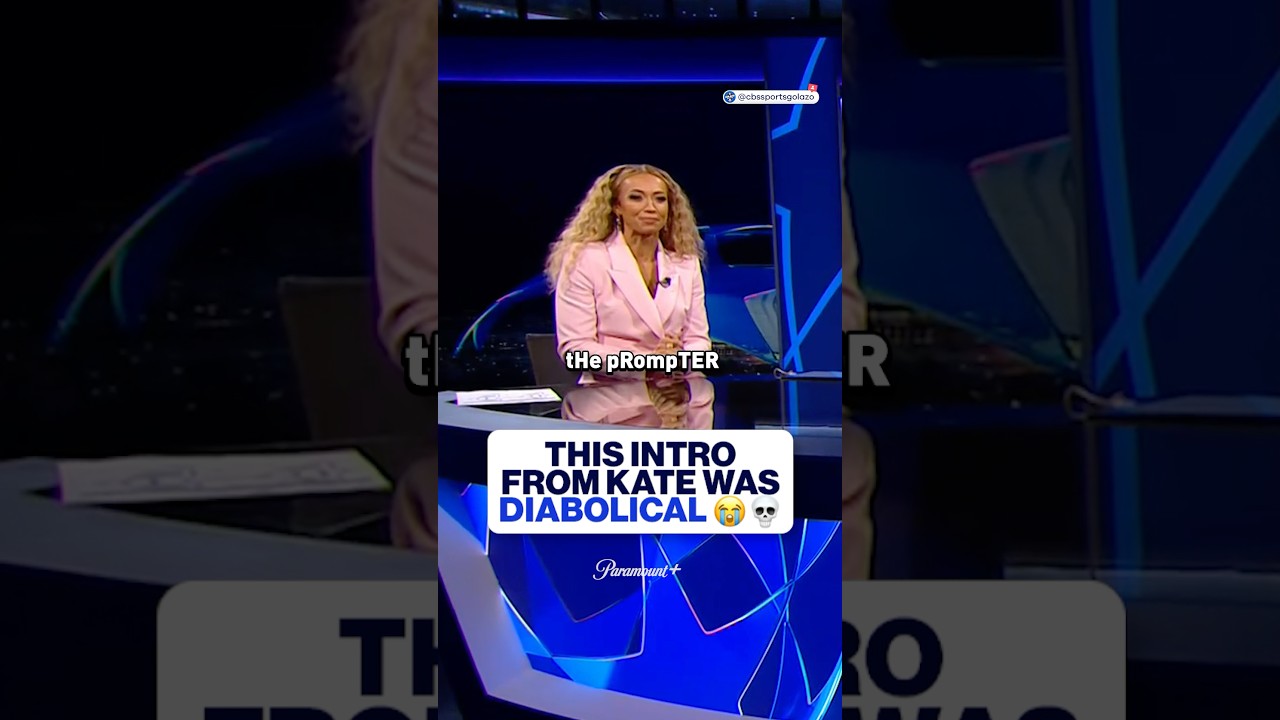 Kate Scott did not have to do Micah Richards like that 😭 | UCL Today | CBS Sports Golazo