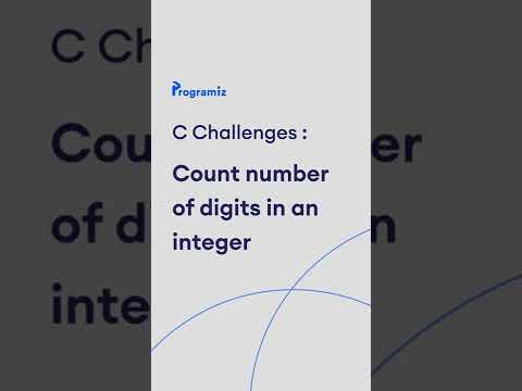 C Challenge - count digits in 30 seconds