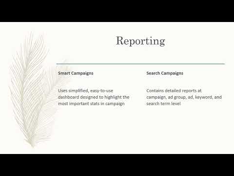 Smart campaigns vs Search campaigns