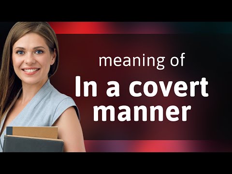 Mastering Stealthy Language: "In a Covert Manner" Explained